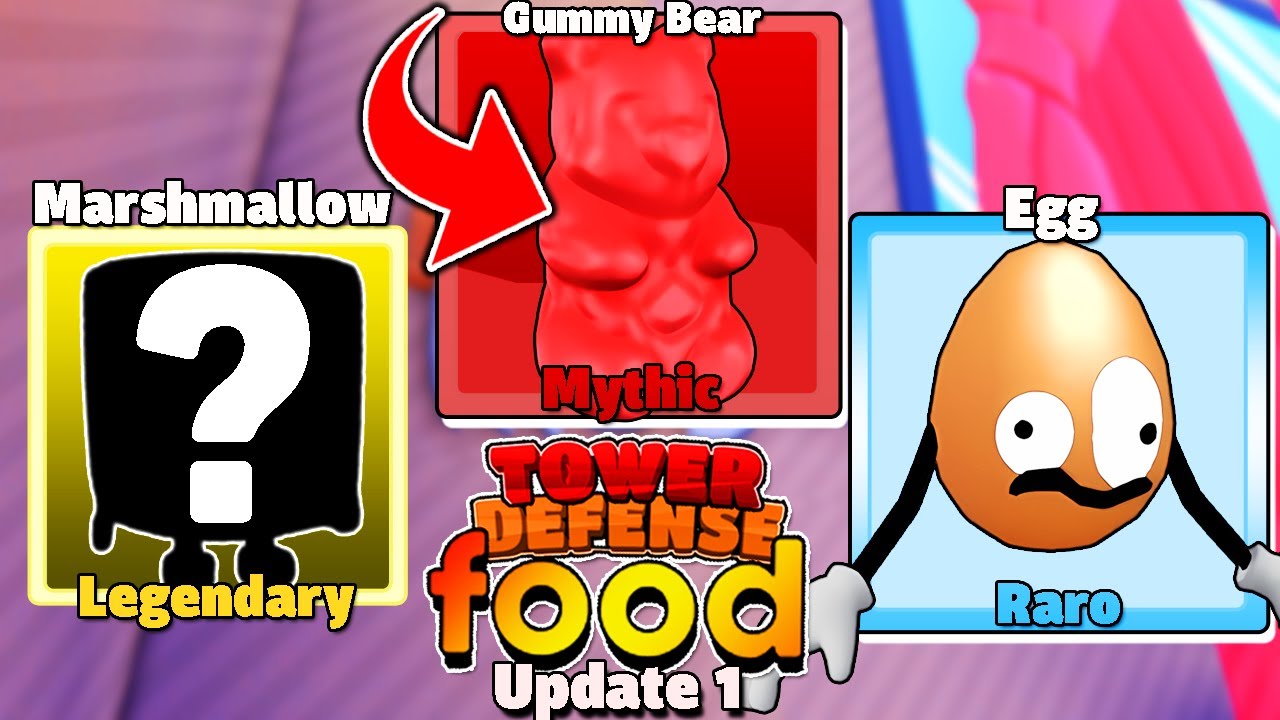 FOOD TOWER DEFENSE UPDATE 1 VEIO 4 NOVAS UNIDADES, ENDLESS MODE E CRATE ...