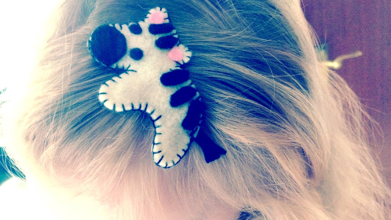 *ASMR in Lithuanian* DIY making felt zebra hairlip - YouTube