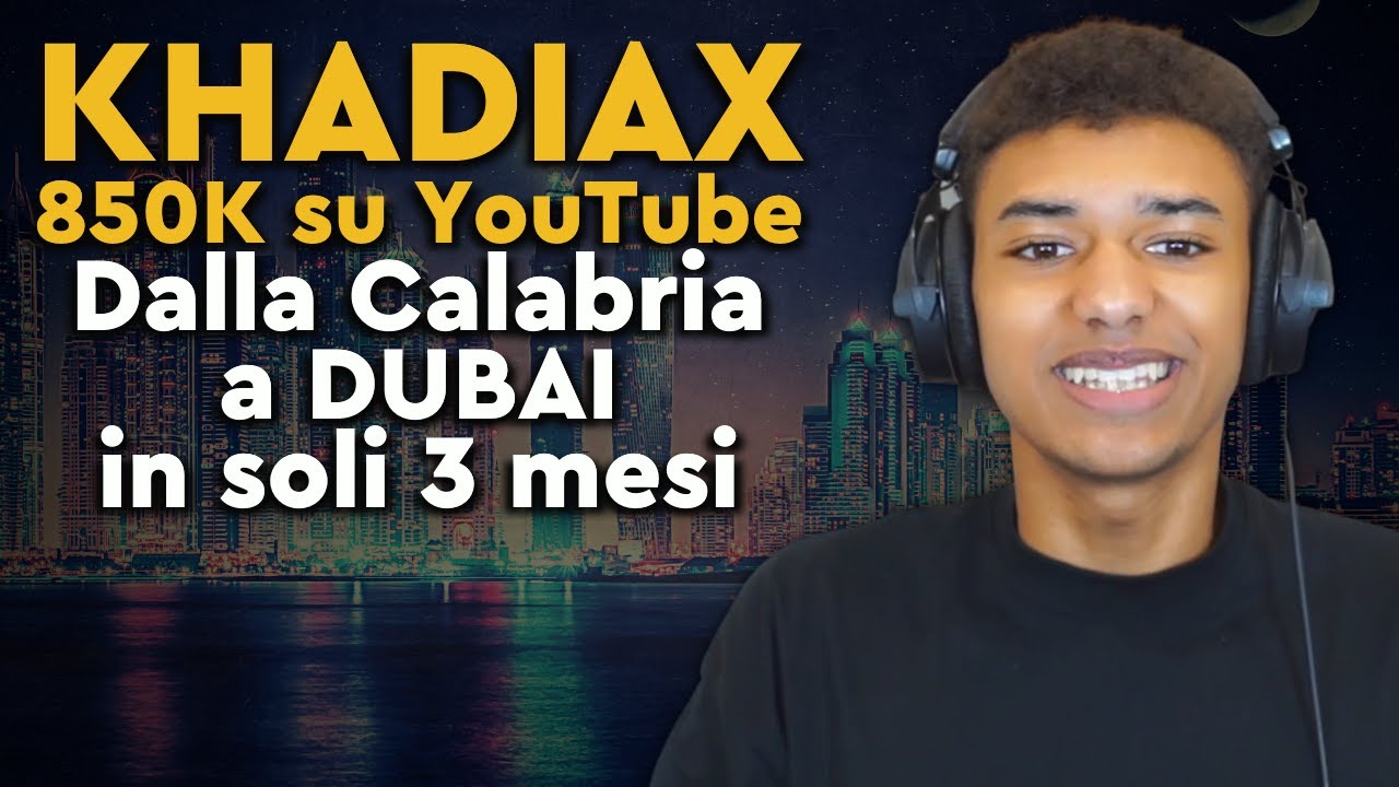Khadiax, 17 anni, dalla Calabria a Dubai grazie a Big Luca - YouTube