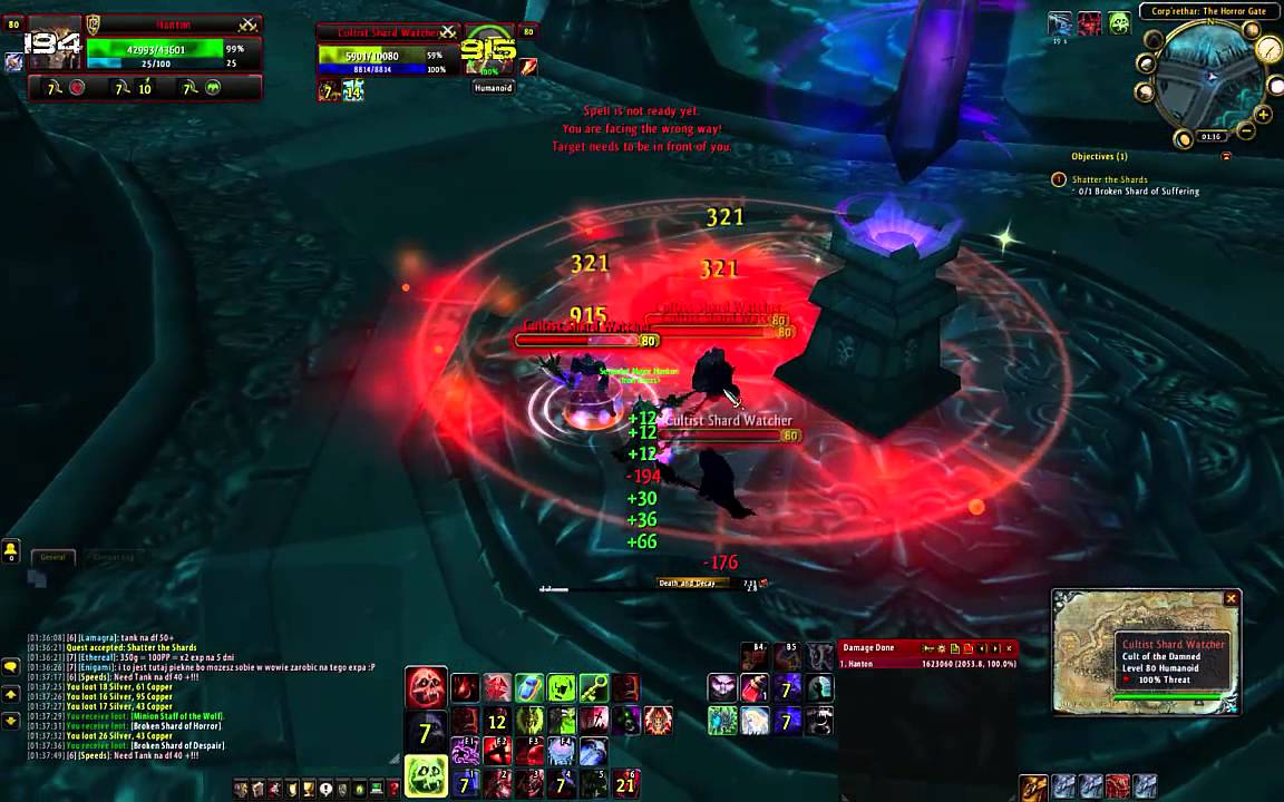 World Of Warcraft Shatter the Shards - YouTube