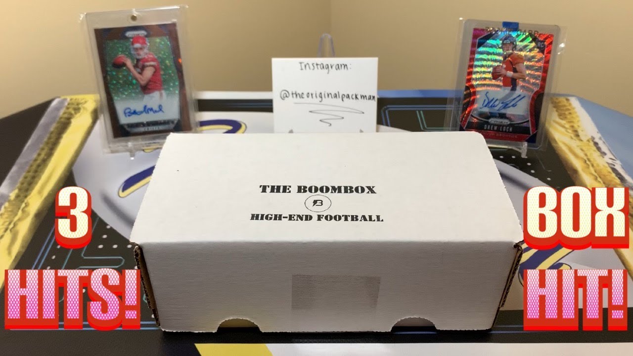 The Original Boombox November’s High-End Football Box Break - 3 Hits ...