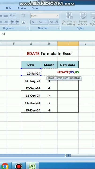 EDATE Formula in Excel #excel #exceltips #exceltutorial #msexcel #microsoftexcel #developer # ...