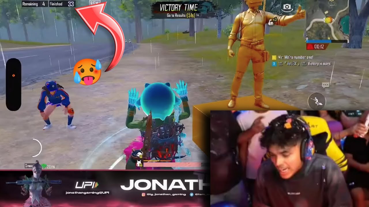 Jonathan Gaming Live | 33 Kills Solo Gameplay | New Event🥵 | Birthday ...