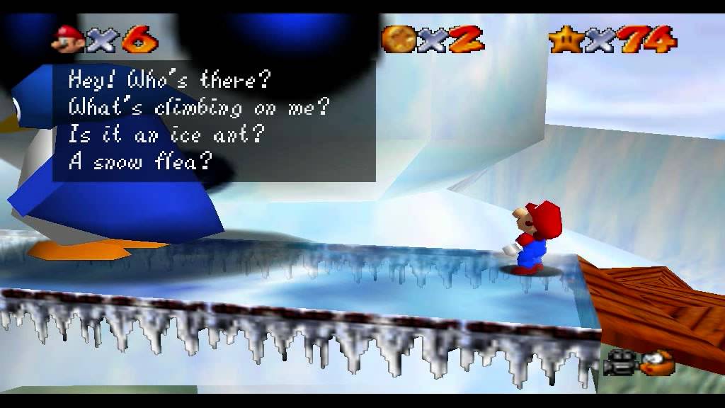 Super Mario 64 - Course 10 Snowman's Land - Star 1 - YouTube