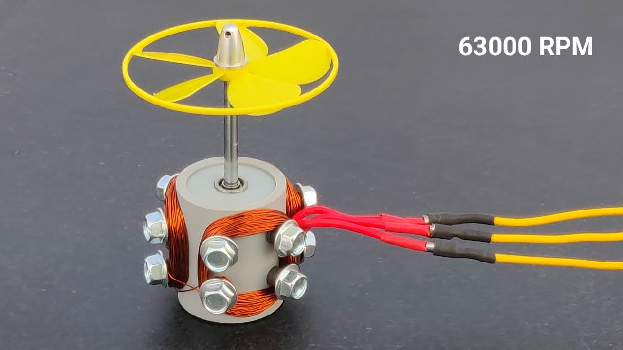 Making Powerful BLDC Motor Using Neodymium Magnet - YouTube