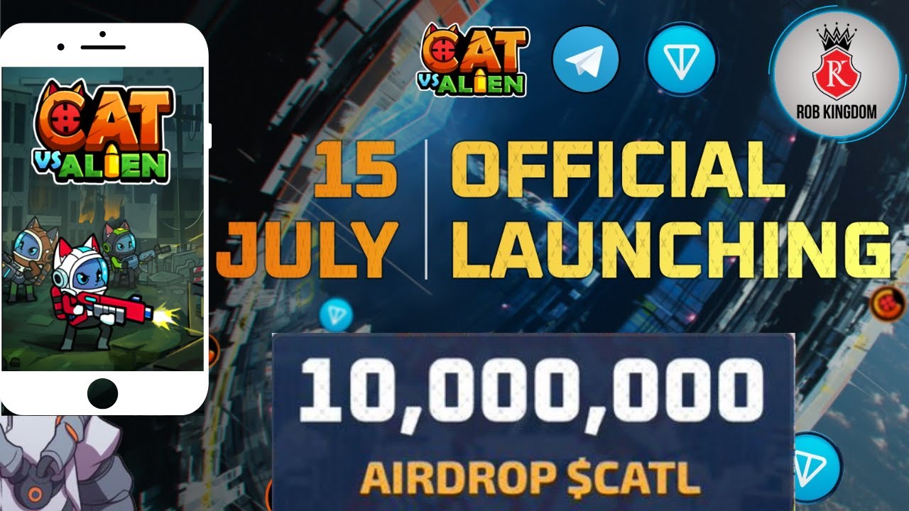 CAT vs ALIEN🔥NUEVO BOT DE TELEGRAM🔥EMPIEZA LA SEASON 1 DEL PLAY TO ...