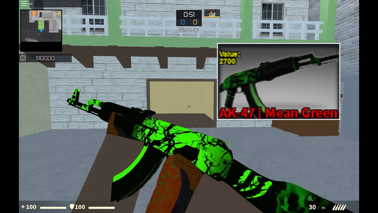 AK47 | Mean Green Gameplay! (w. friends) - YouTube