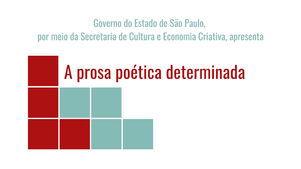 Ferramentas de escrita: A Prosa Poética Determinada (Videoaula ProAC ...