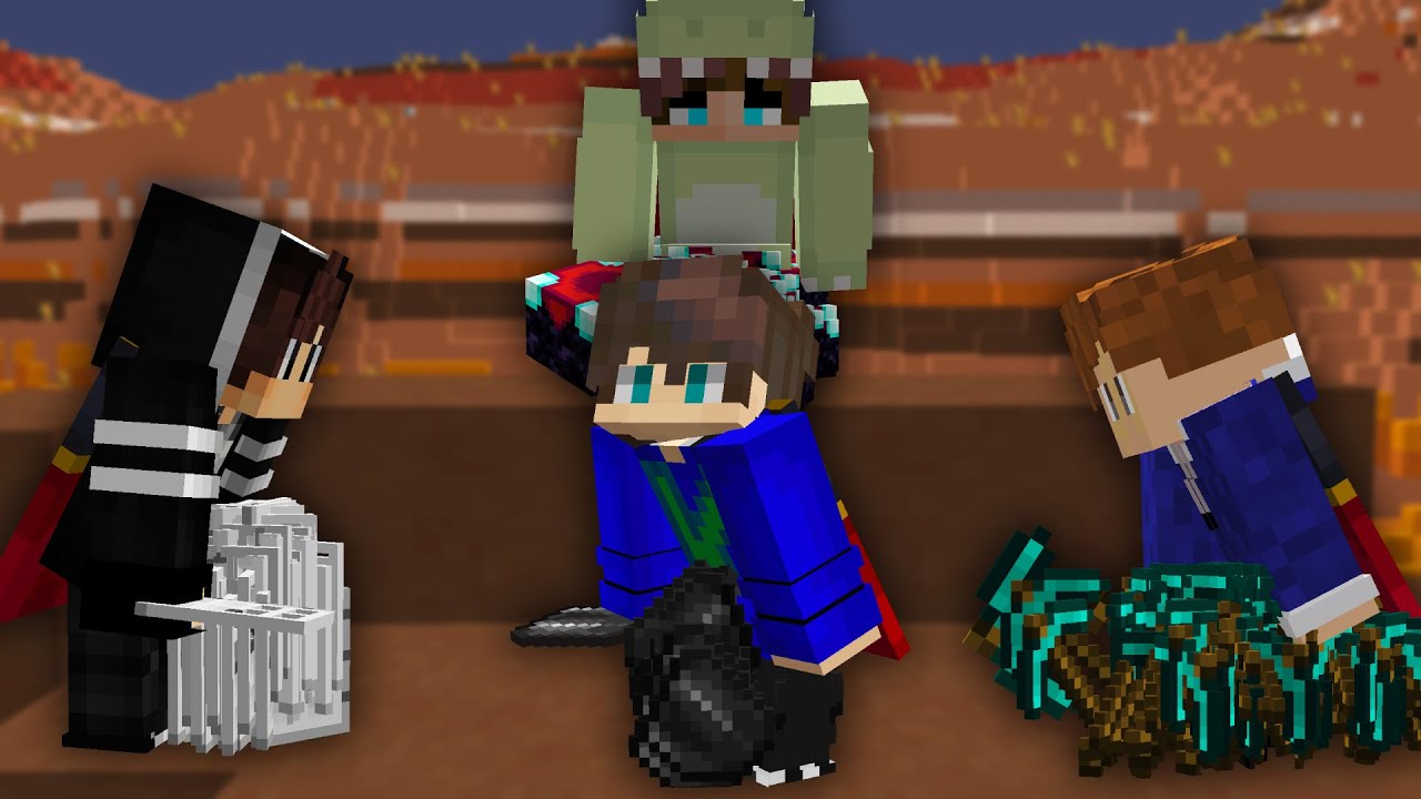 Minecraft Random Item Challenge 1v3 - YouTube