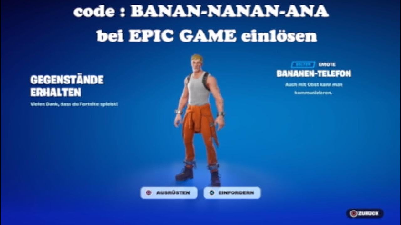 Fortnite gratis Emote - YouTube