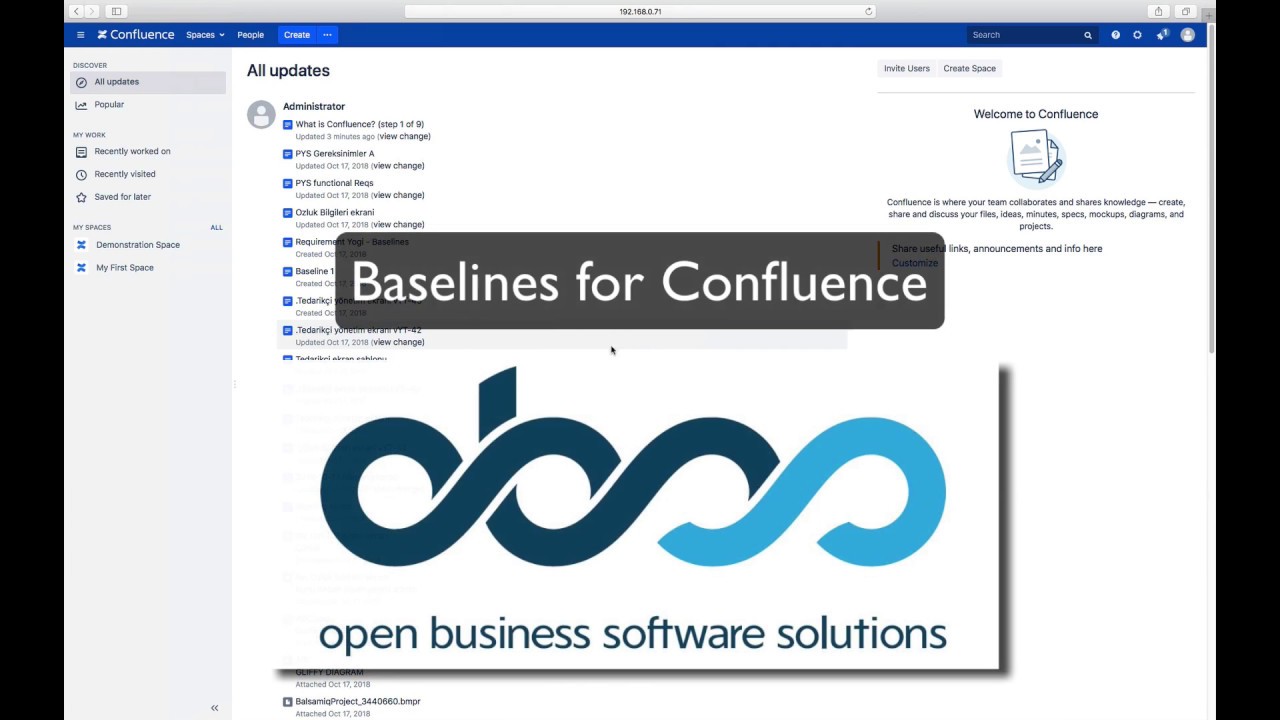 Baselines for Confluence - YouTube