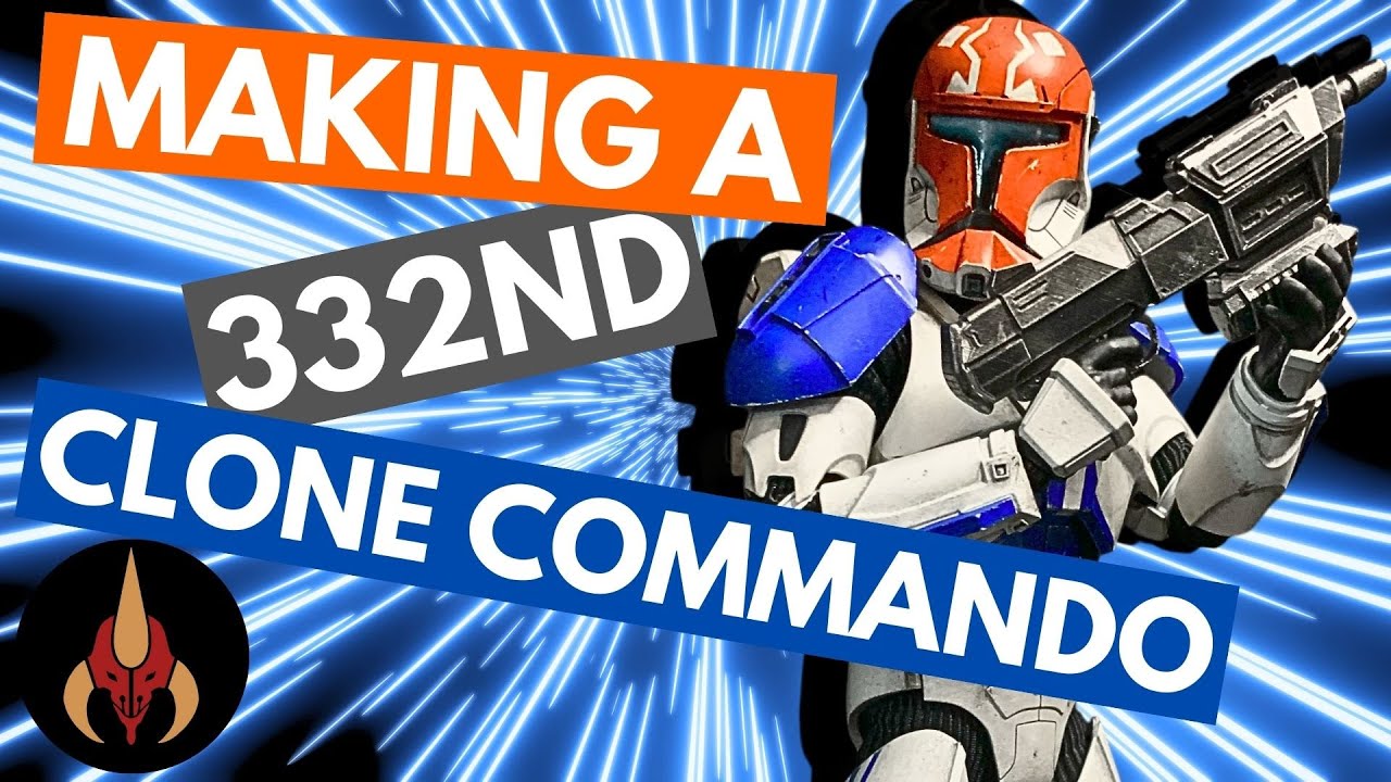 MAKING A 332ND CLONE COMMANDO (custom 1/6th scale action figure) - YouTube