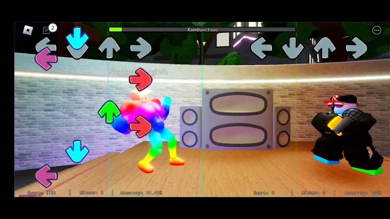 playing fnf in roblox (i went against a 'BEGINER' - YouTube