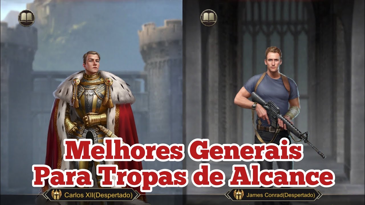 Melhores Generais para Tropas de Alcance Evony - Ébano - YouTube