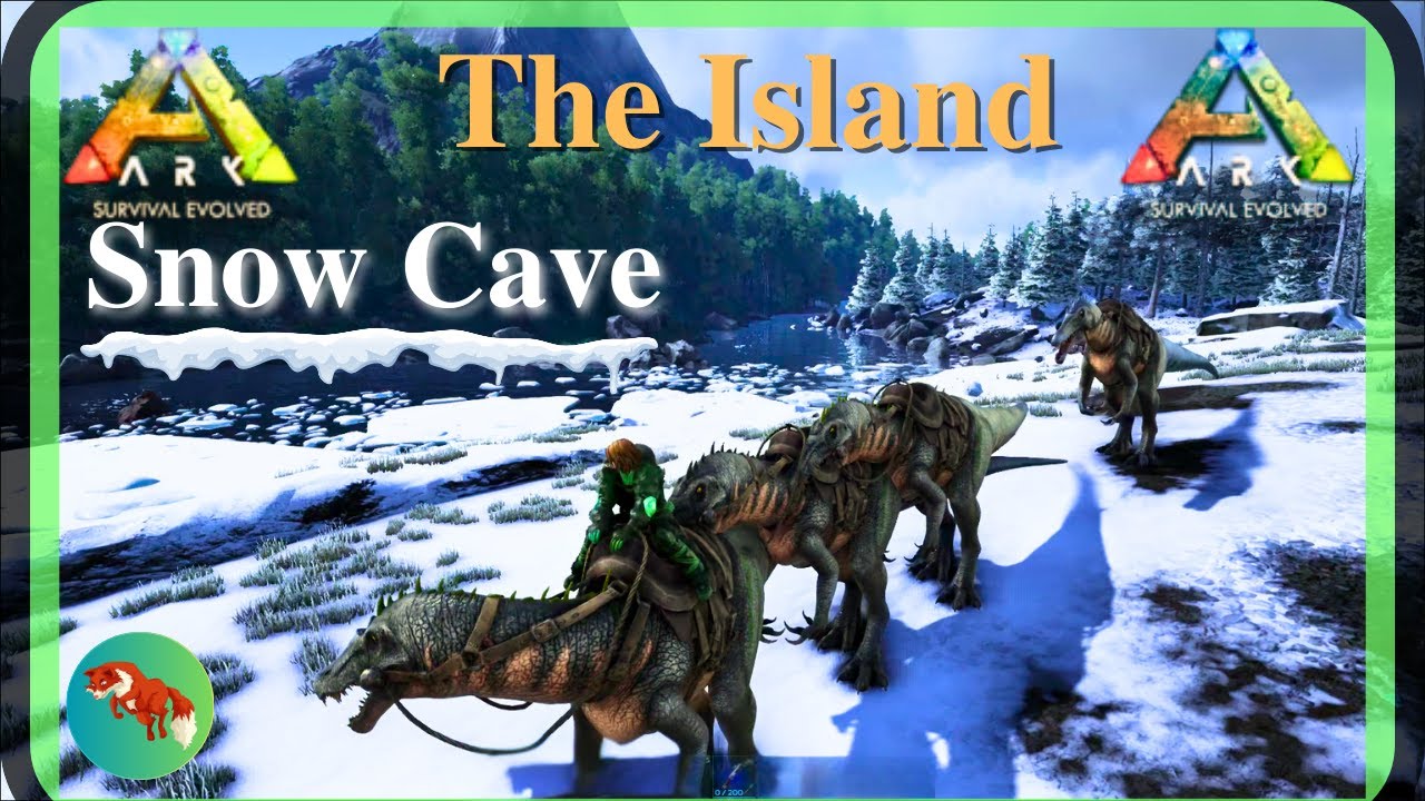 SNOW CAVE! ARK Survival Evolved - SOLO - The Island 2025 (EP36) - YouTube