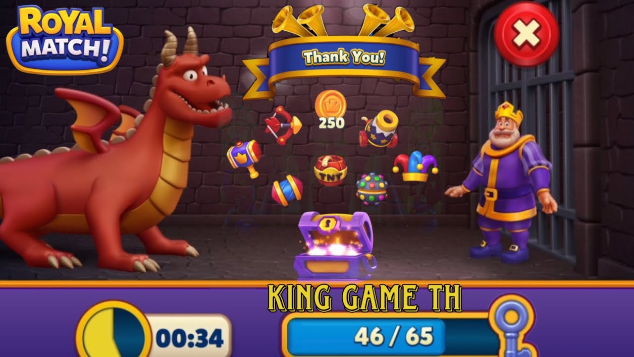 Royal Match Gameplay Level 11- 20 Cupboard to break and complete Throne ...