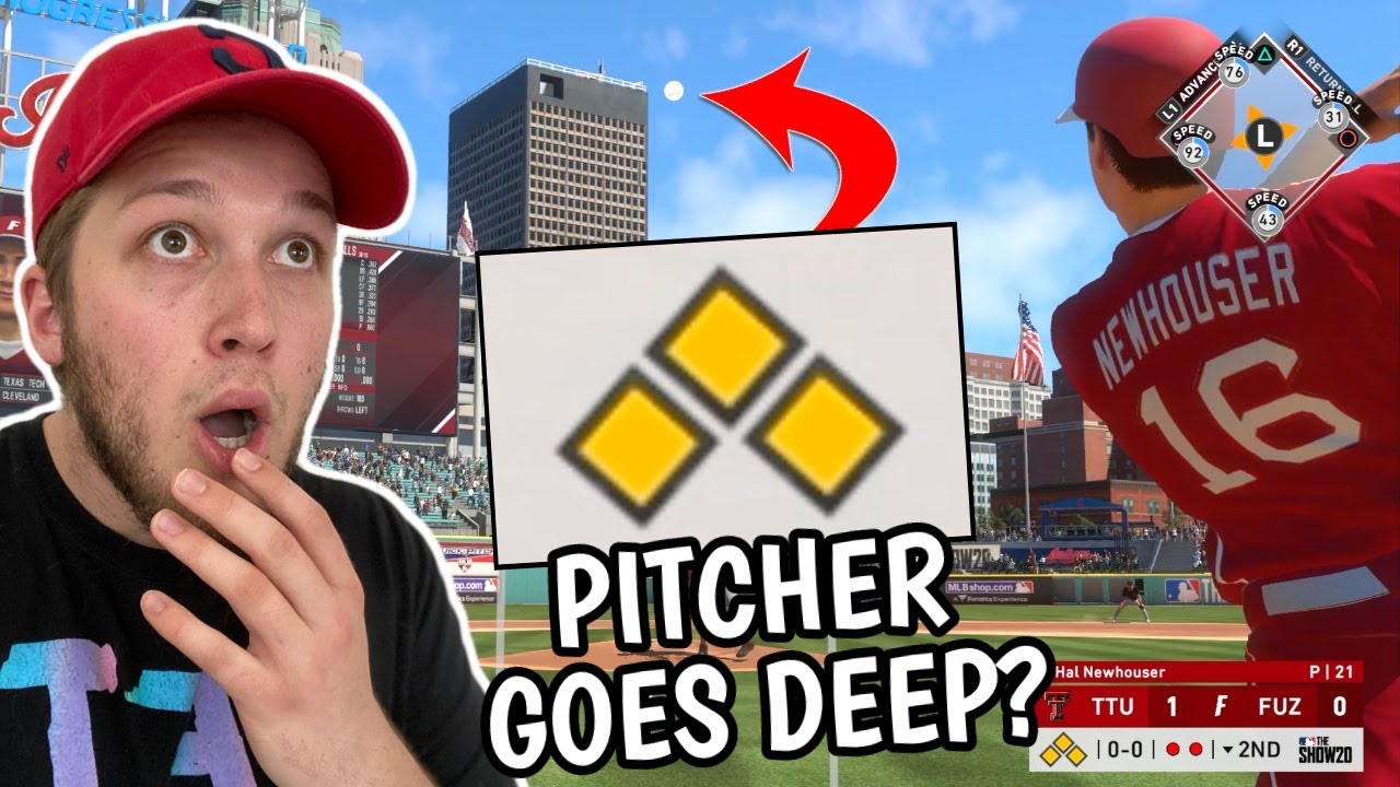 my pitcher hit a GRAND SLAM off a 98 overall..? ROAD TO WORLD SERIES ...