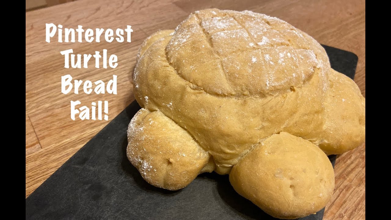 Pinterest Turtle Bread Fail! - YouTube