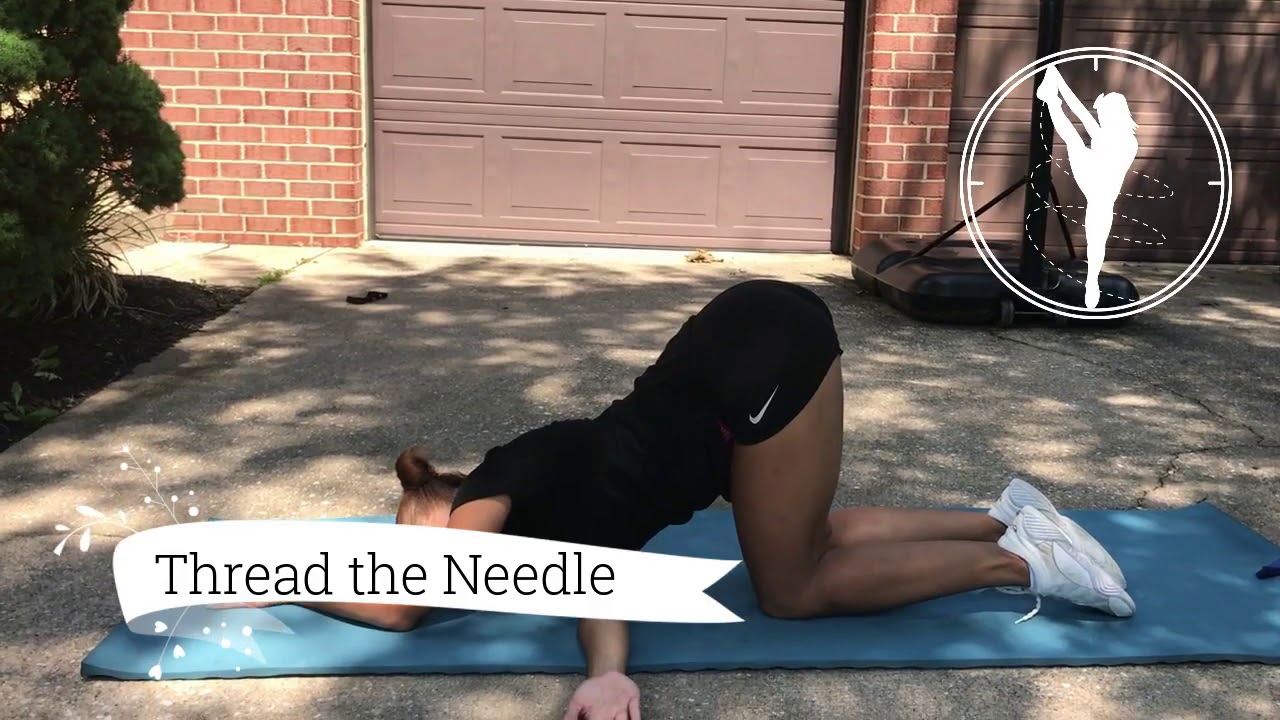 Thread the Needle | How to Stretch Shoulders | Spirit Technique - YouTube