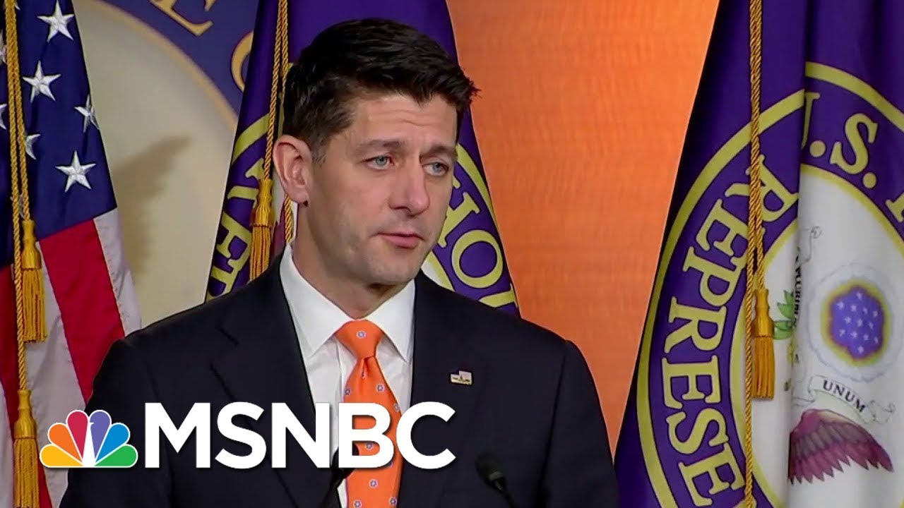 Speaker Paul Ryan Says He Doesn't Support Rod Rosenstein's Impeachment ...