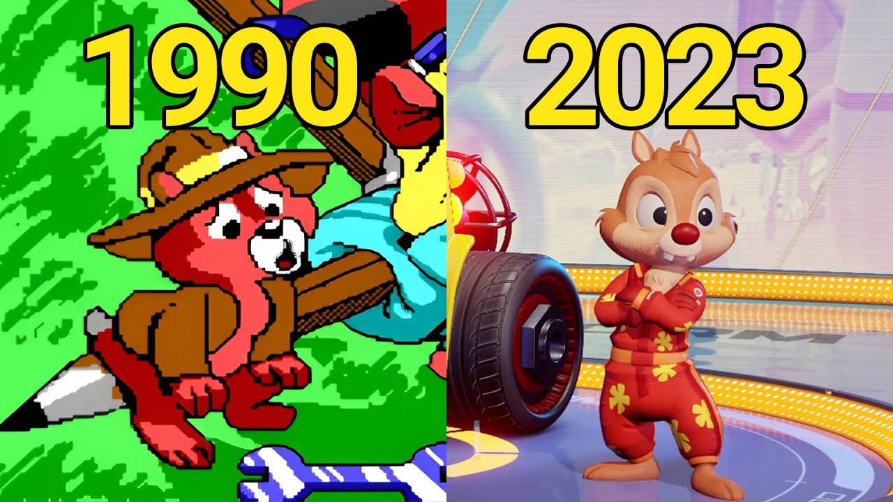 Evolution of Chip'N Dale Games (1990-2023) - YouTube