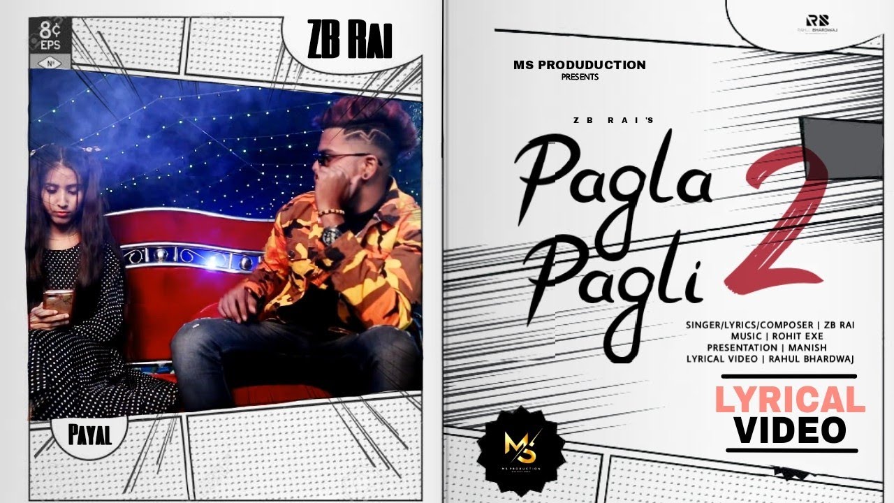 Pagla Pagli 2 Rap Song - ZB | Official Lyrical Video|Kolkata New Rap ...