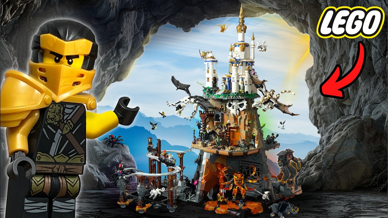HUGE LEGO Ninjago Shintaro Mountain MOC - YouTube