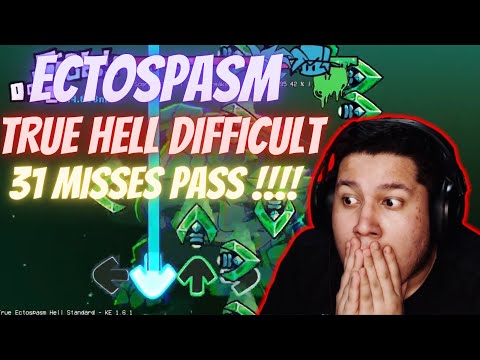 NEW HARDEST FNF MOD!!! - ECTOSPASM TRUE HELL 31 MISS PASS !!! | FNF VS RETROSPECTER