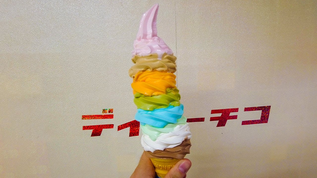 Top 3 Ice Cream Shops In Tokyo Japan Japanese Street Food Youtube