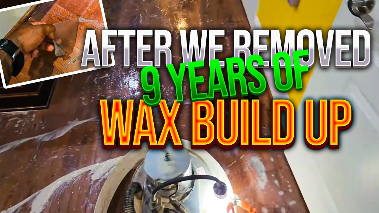 Homeowner was so happy after we removed 9 years of wax build-up she ...