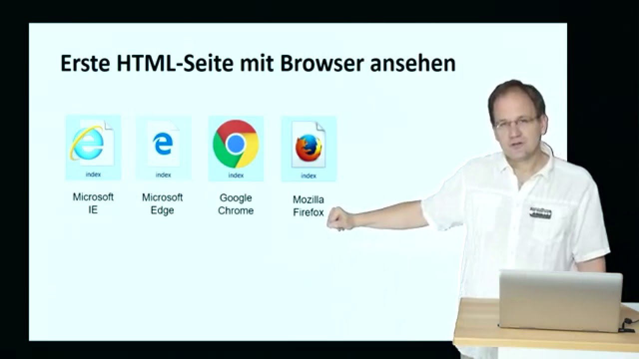 Erste HTML-Seite erstellen und speichern - https://www.html-seminar.de ...