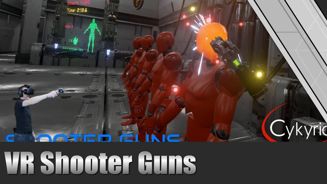 VR Shooter Guns - VR Gameplay HTC Vive - YouTube