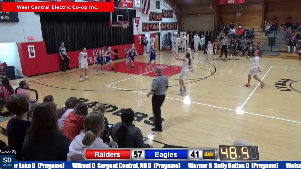 Varsity Lyman Lady Raiders vs Wall Lady Eagles (GBB) - YouTube