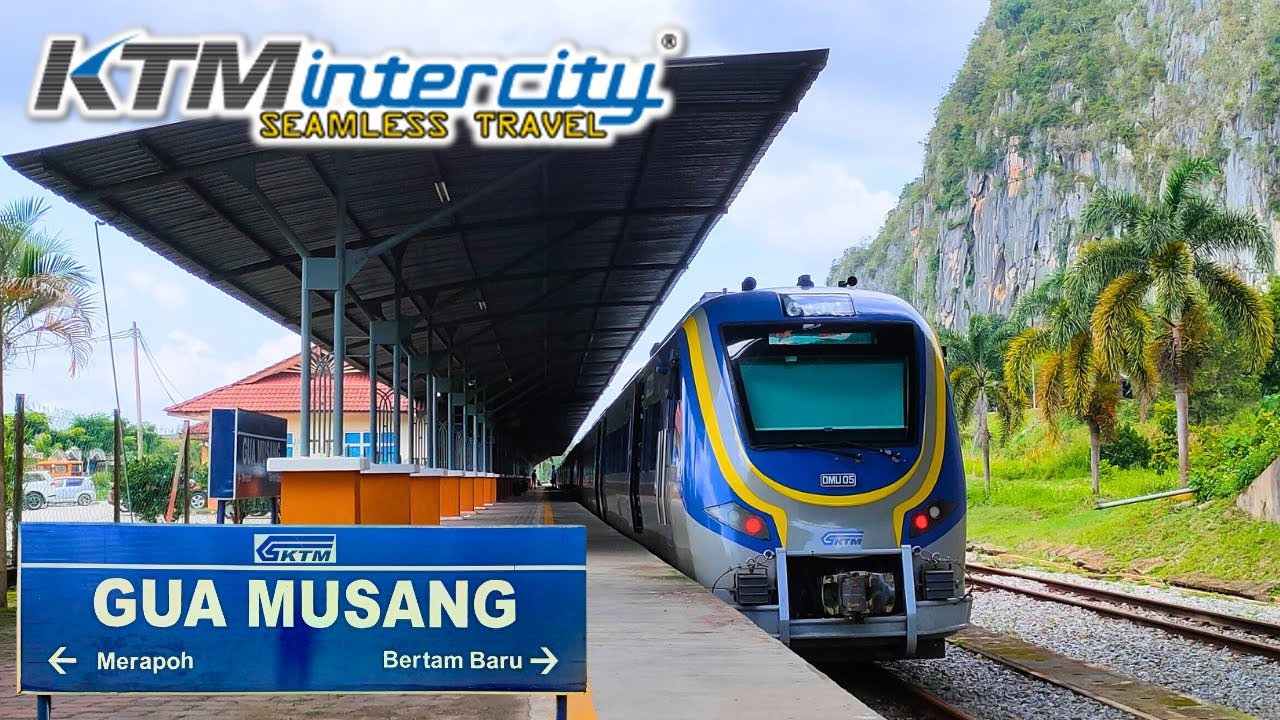KTM Class 61 DMU in Gua Musang - A Captivating Departure - YouTube