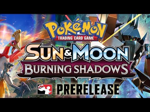 Pokemon TCG Burning Shadows Prerelease! - YouTube