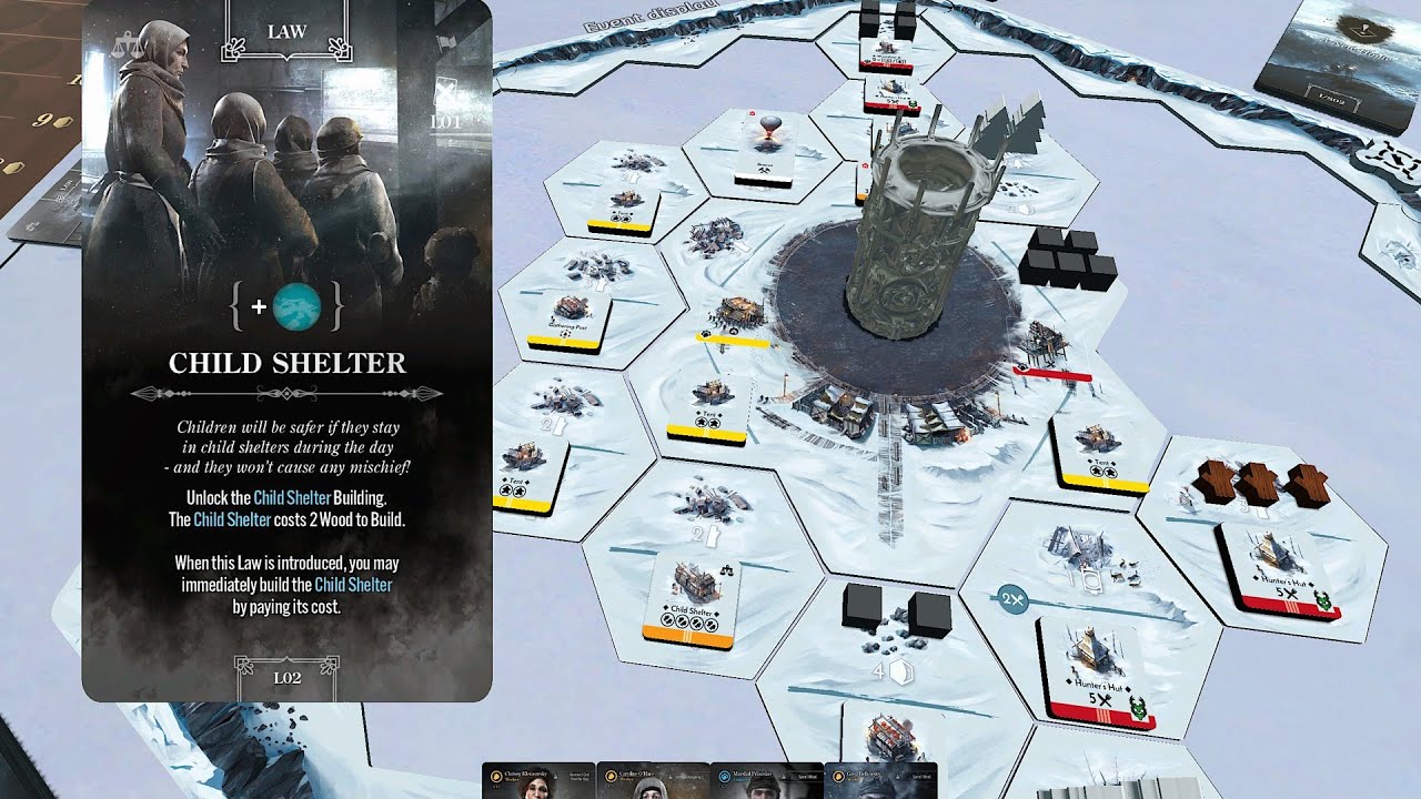 DGA Demos Board Games - Frostpunk: The Board Game via Tabletop ...
