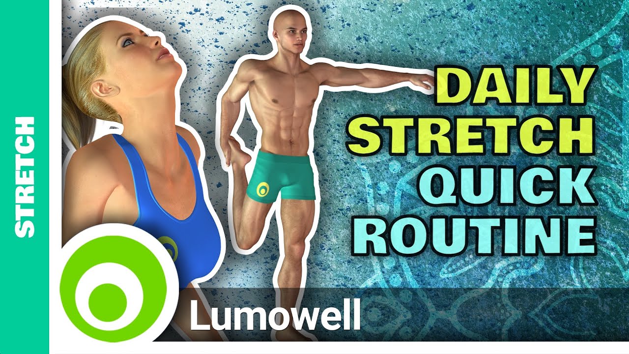 5 Minute Daily Stretch - Quick Routine For Every Day - YouTube