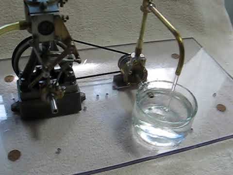 Model Water Pump with Stuart Steam Engine - YouTube