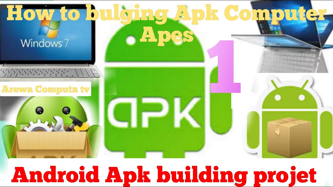 How to developed Android APK project At Arewa computers %100 - YouTube
