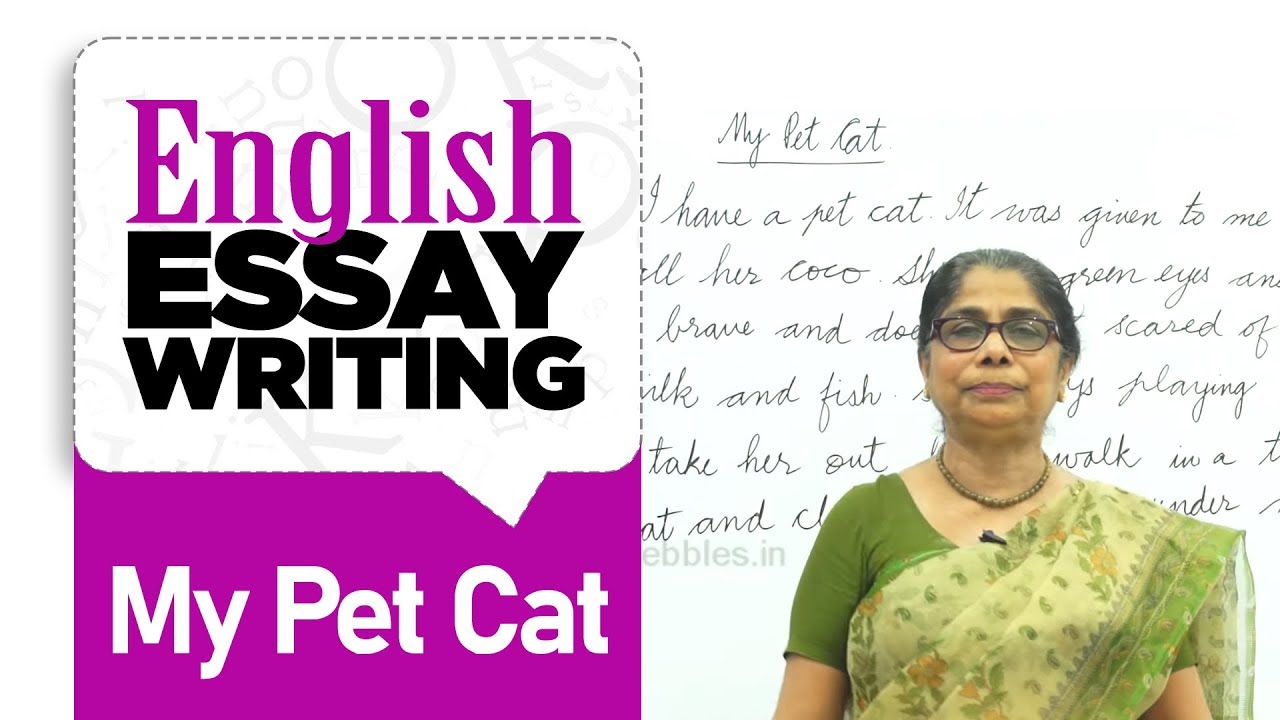 My Pet Cat essay in English | English Lessons for Beginners | English ...