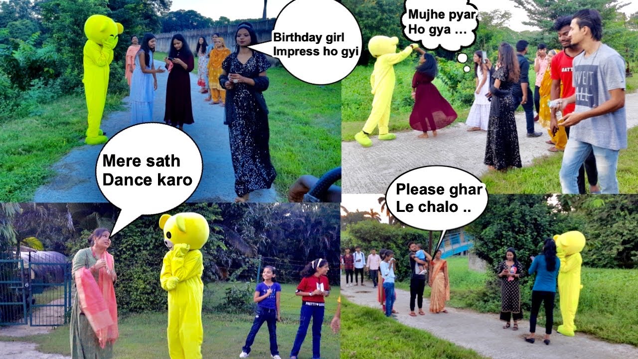 Irritating Cute Girls🤪 Teddy Bear Pranks Teddy Bear Bokaro