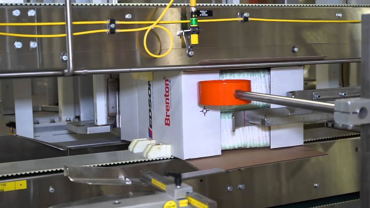 SR3600 - Case Packing Baby Diapers - Edson Packaging - YouTube