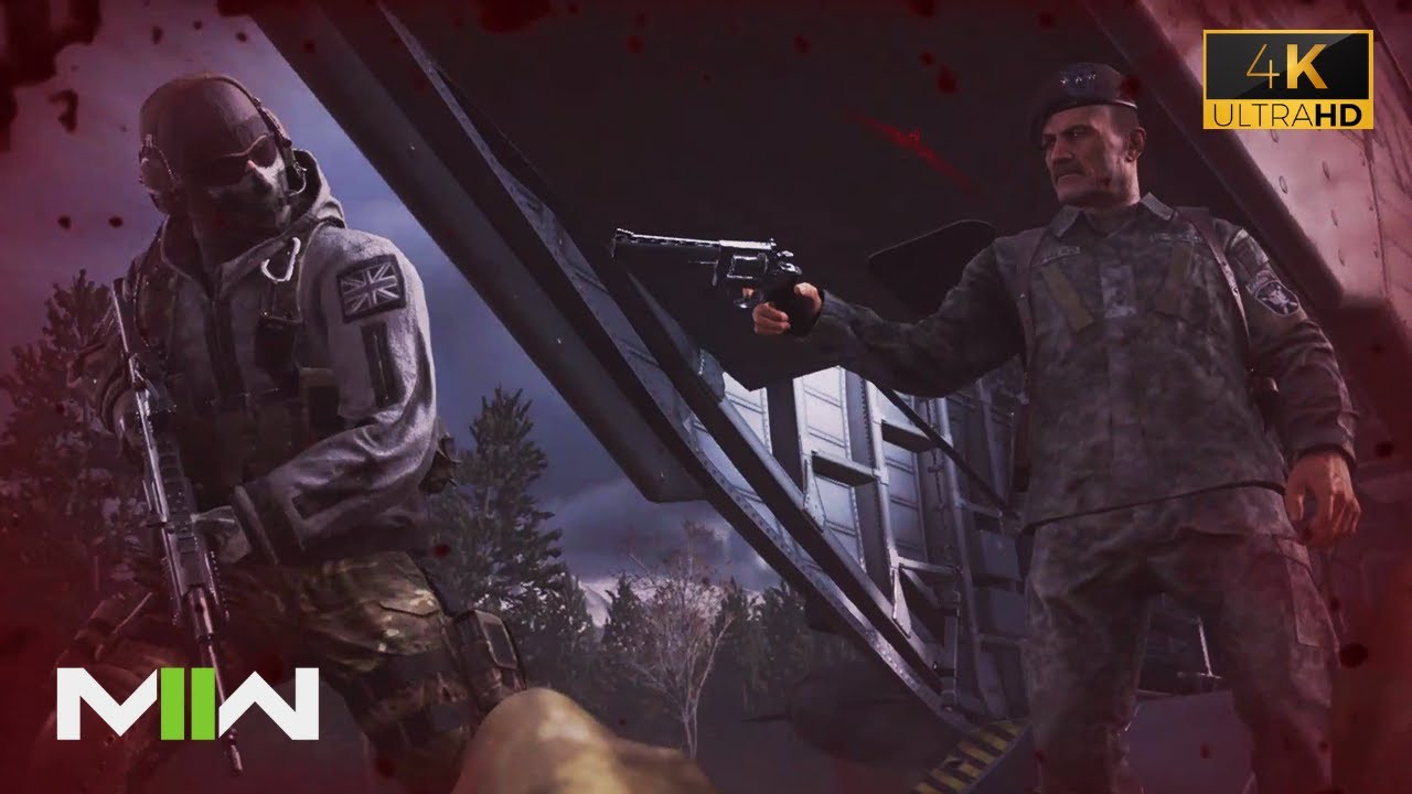 Loose Ends | Call Of Duty MW2 Remastered Gameplay 4K 🔥| Ghost's Death 💀 ...