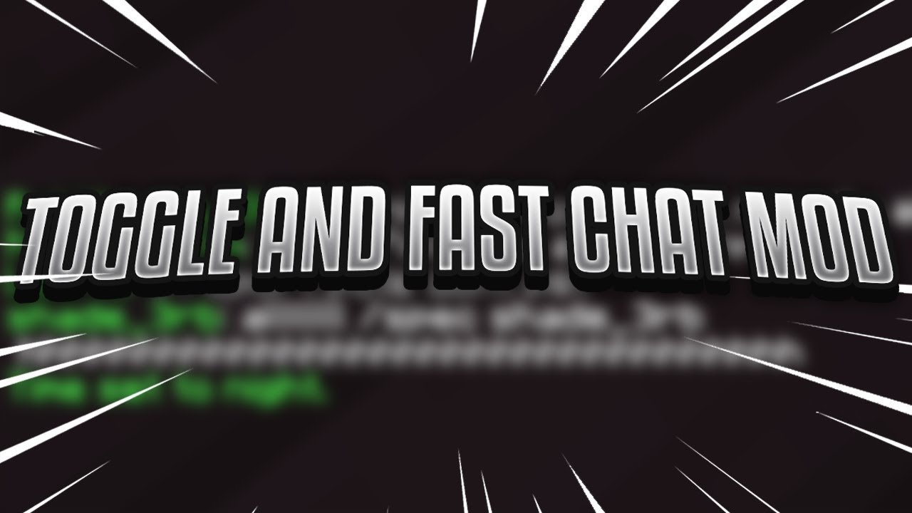 ToggleChat & FastChat Download | 1.7.10 - 1.8.9 - YouTube