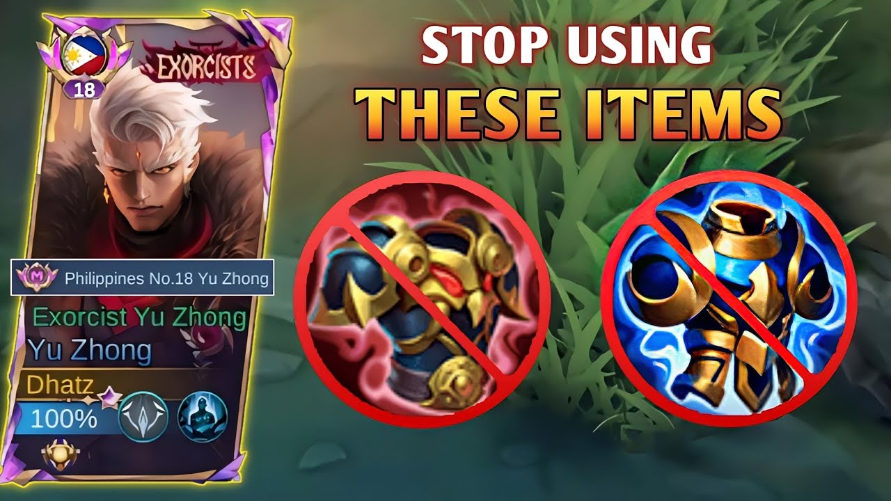 STOP USING THIS ITEM AGAINST BURST ENEMY! | YU ZHONG SPELL VAMP - YouTube