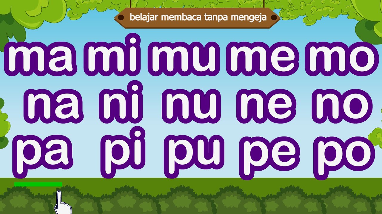 Cara Cepat Belajar Membaca Tanpa Mengeja Untuk Anak PAUD, TK, SD - YouTube