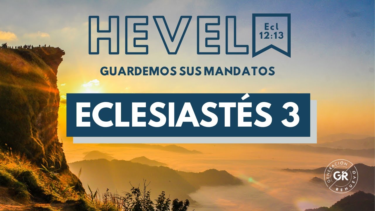 Hevel 2020: Eclesiastés Cap.3 - YouTube