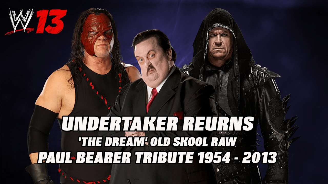 WWE'13 - The Undertaker Returns (Paul Bearer Tribute) - YouTube