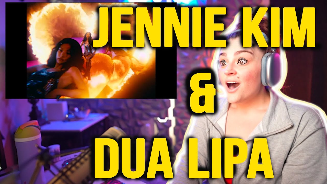 HANDLEBARS- JENNIE KIM & DUA LIPA BLIND REACTION! - YouTube