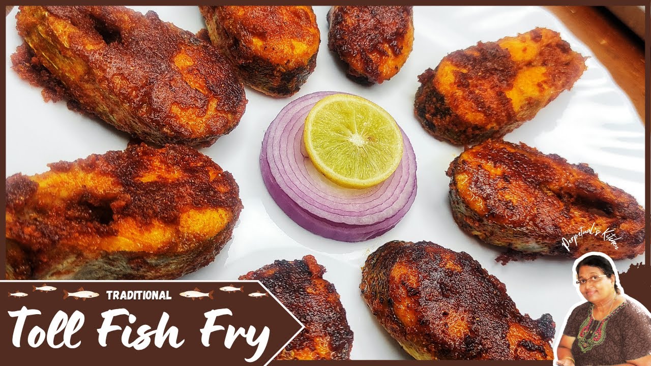 Toll Fish Fry | Toll Fish Fry in Mustard Oil | Spicy Fried Queenfish ...
